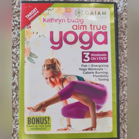 GAIAM | Media | Kathryn Budig Aim True Yoga Dvd | Poshmark
